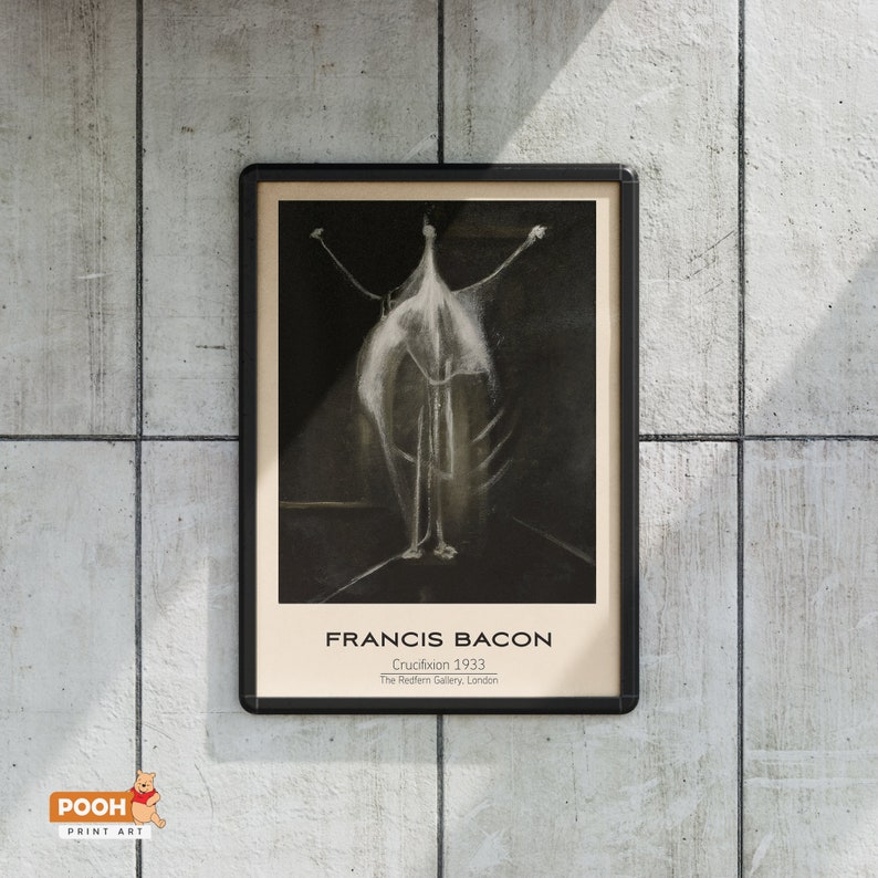 Francis Bacon Print,gallery Wall Art,exhibition Poster,mid Century ...