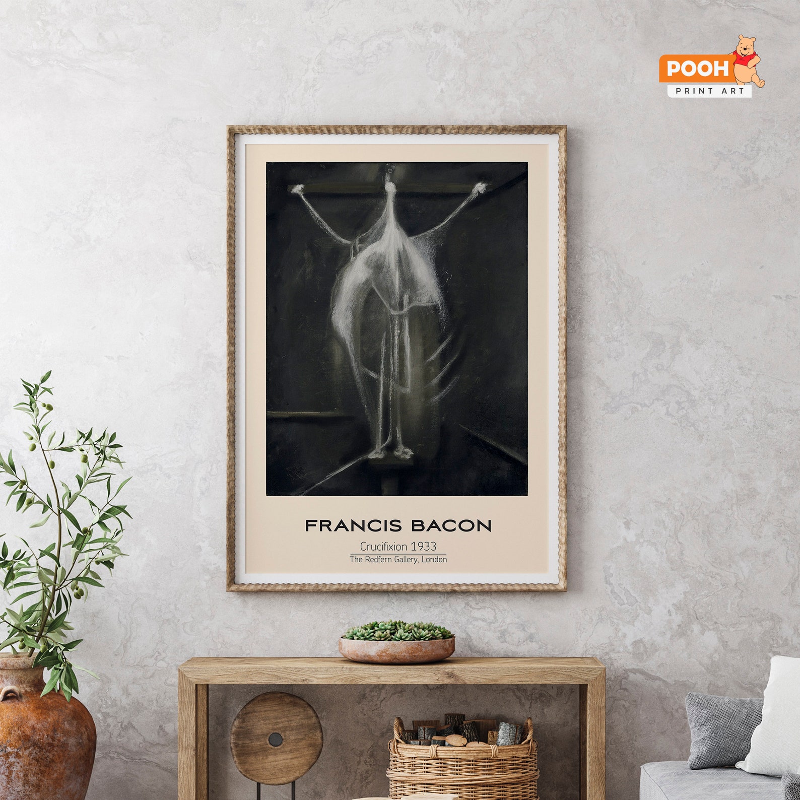 Francis Bacon Print,gallery Wall Art,exhibition Poster,mid Century ...