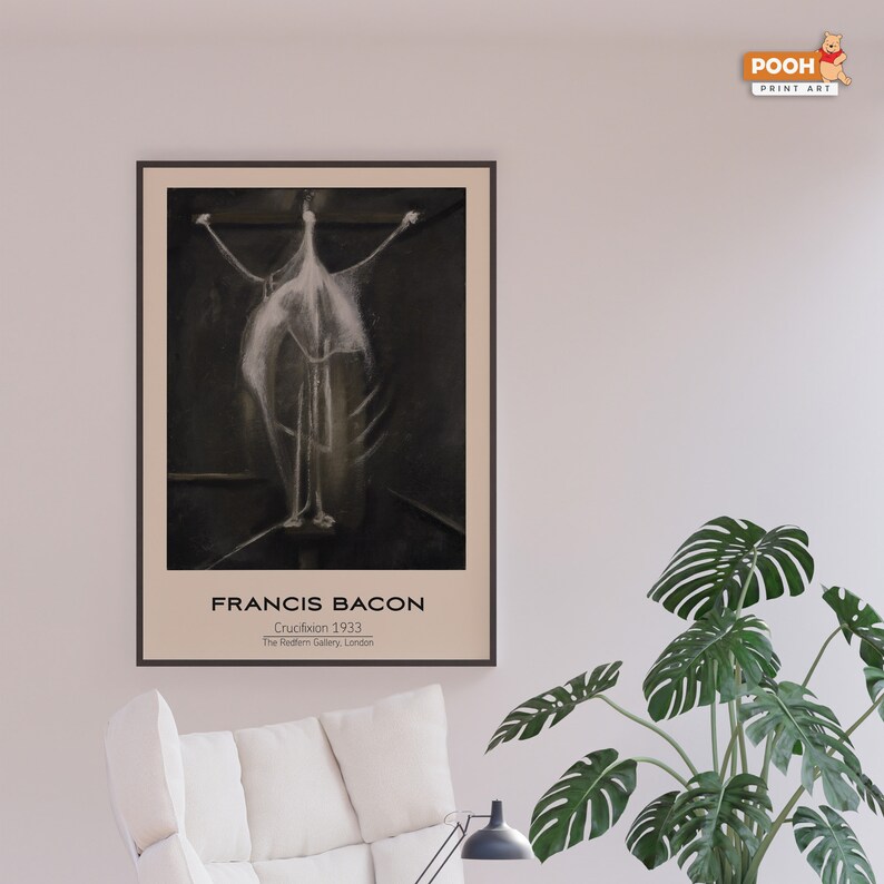 Francis Bacon Print,gallery Wall Art,exhibition Poster,mid Century ...