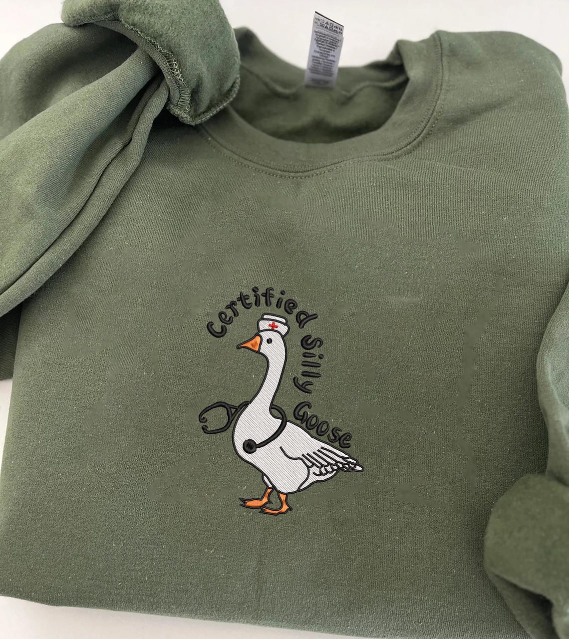 Silly Goose Nurse Embroidery Design: Funny Gift (digital Download) - Etsy