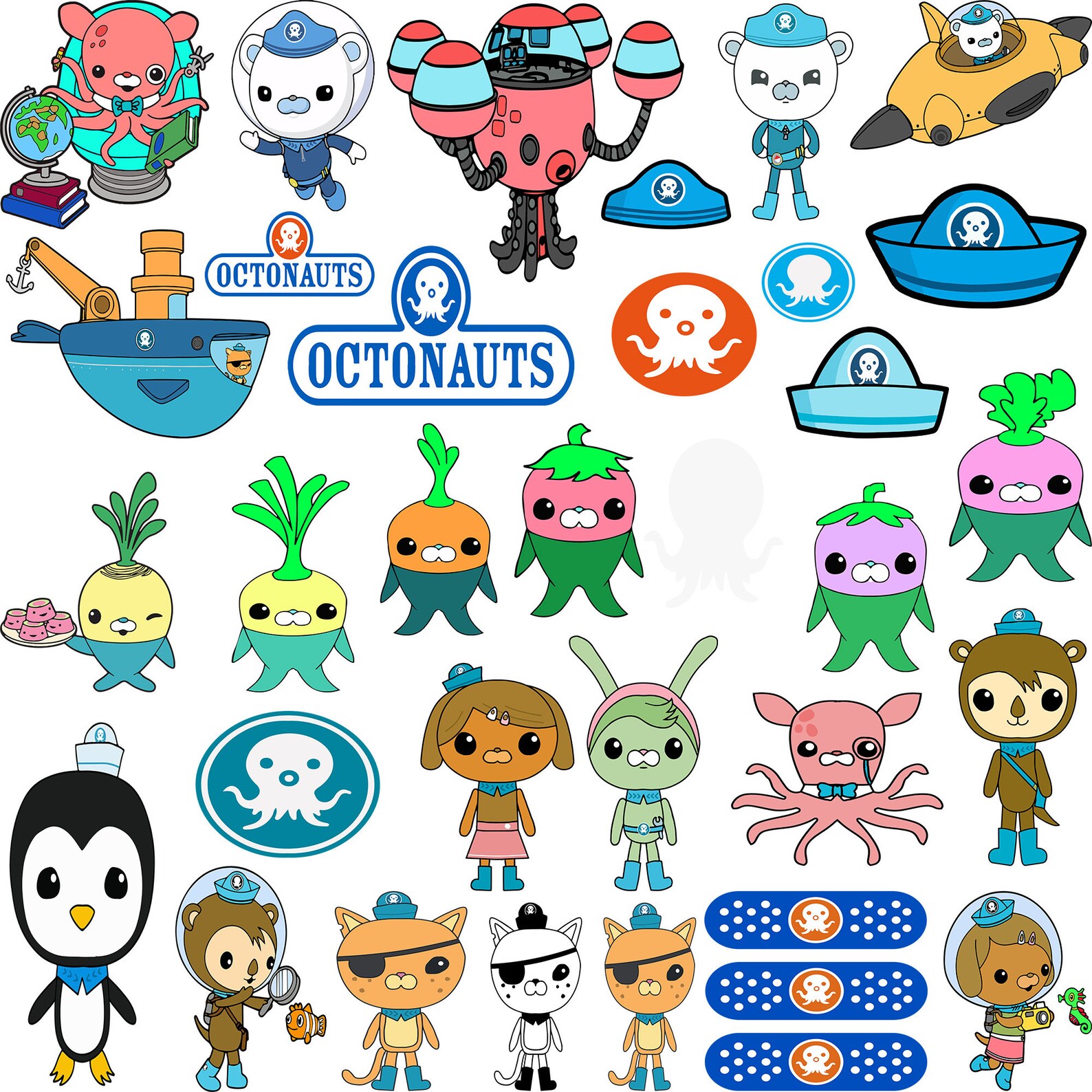 Octonauts Svg for Cricut, Octonauts Png, Octonauts Clipart, High ...
