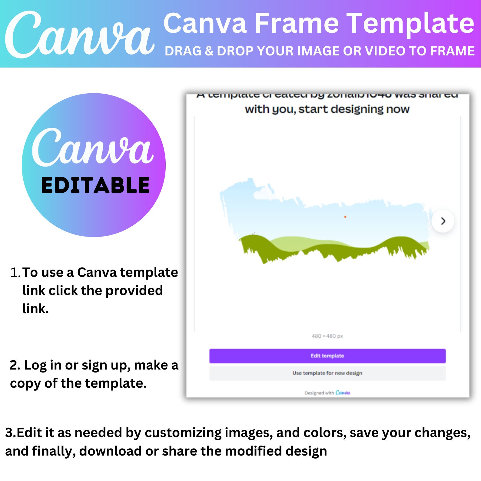 Dog Tag Canva Template Bundle, Design Your Own Dog Tag, Editable Canva ...