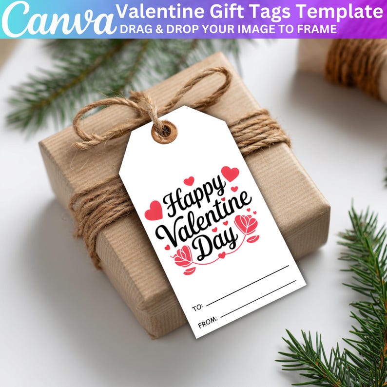 10editable Valentine’s Day Gift Tags, Valentine Tags for School ...