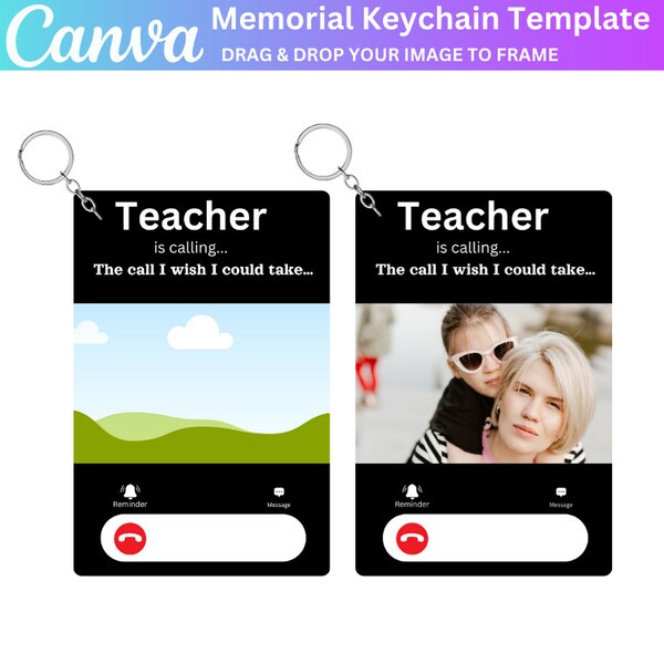 Memorial Keychain - Etsy