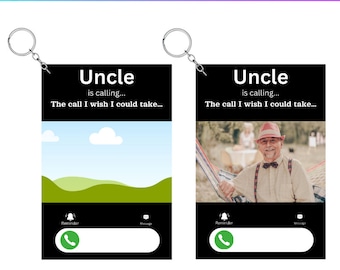 Memorial Keychain Template the Call I Wish I Could Make Editable in ...