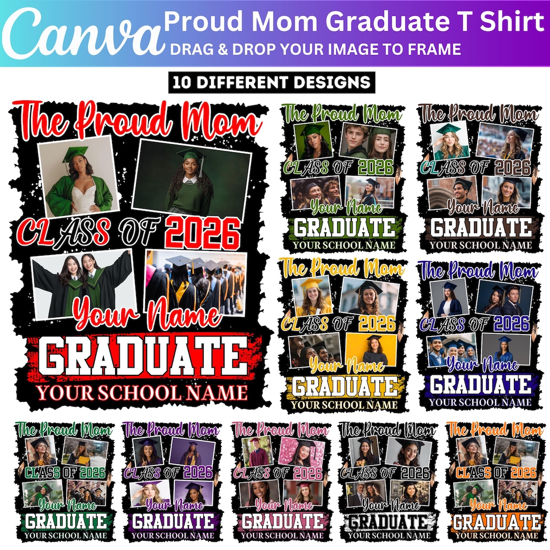 12 Proud Family Graduate 2026 Template, Proud Mom Graduation Congrats ...