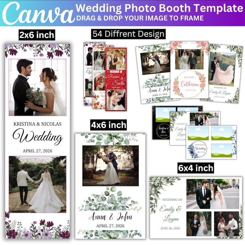 Photo Booth Bundle 2x6 - Etsy