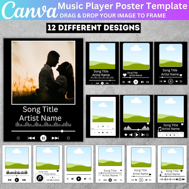 Bar Music Canva Templates - Etsy