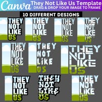 They Not Like Us Svg - Etsy