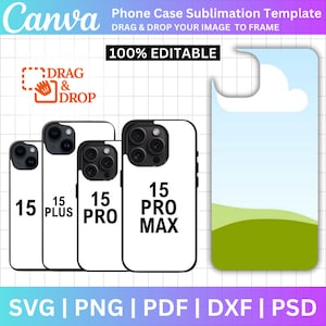 Phone Case 15 Sublimation Template, 15 Pro Phone Case, 15 Pro Max Template, 15 Plus Case ...