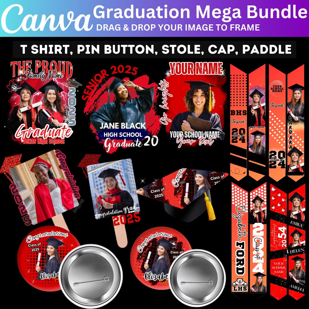 Grad School Shirt Template, 2025 Grad School Cap Designs, Graduation ...