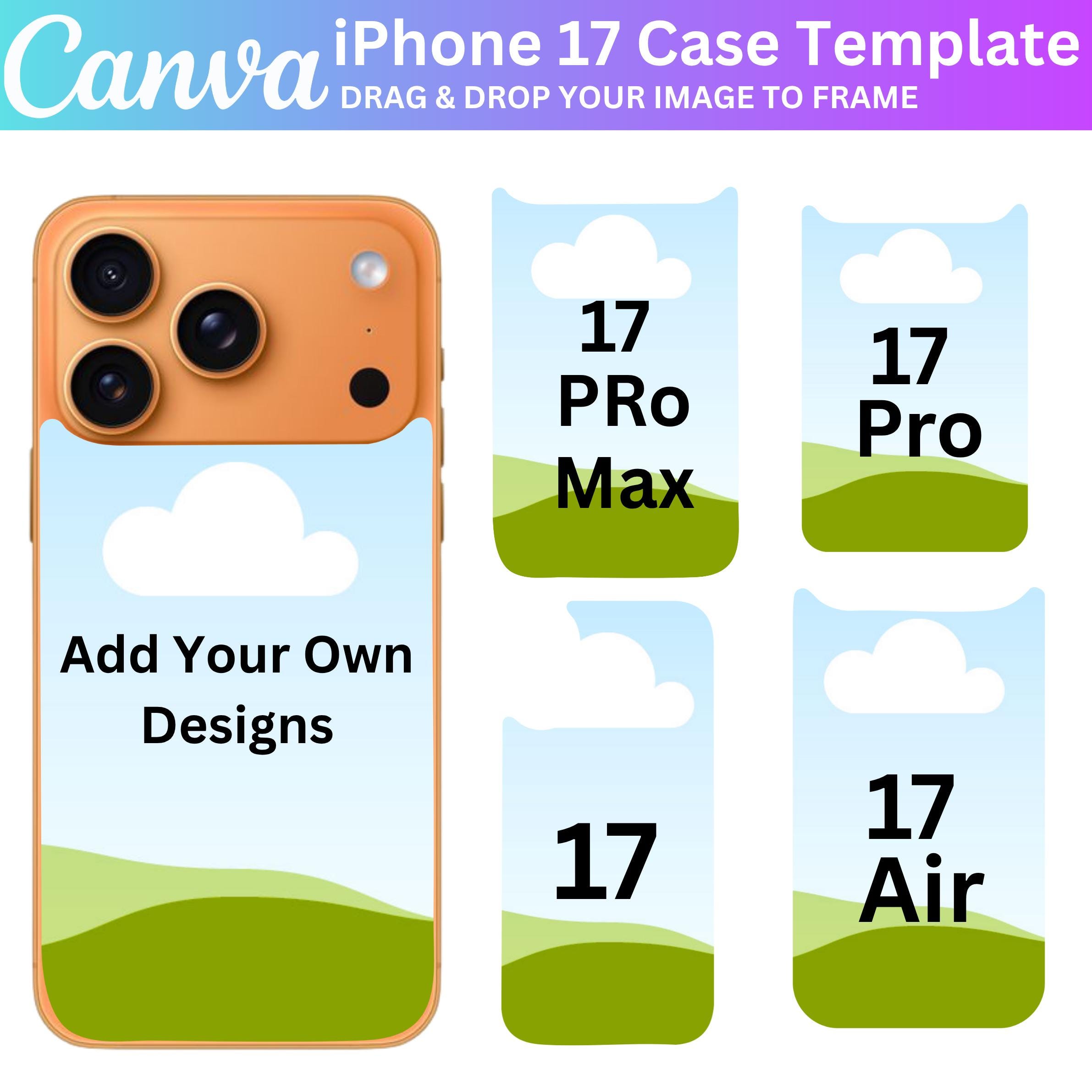 IPhone 17 Case Canva Template Bundle, Canva Editable iPhone 17 Case ...
