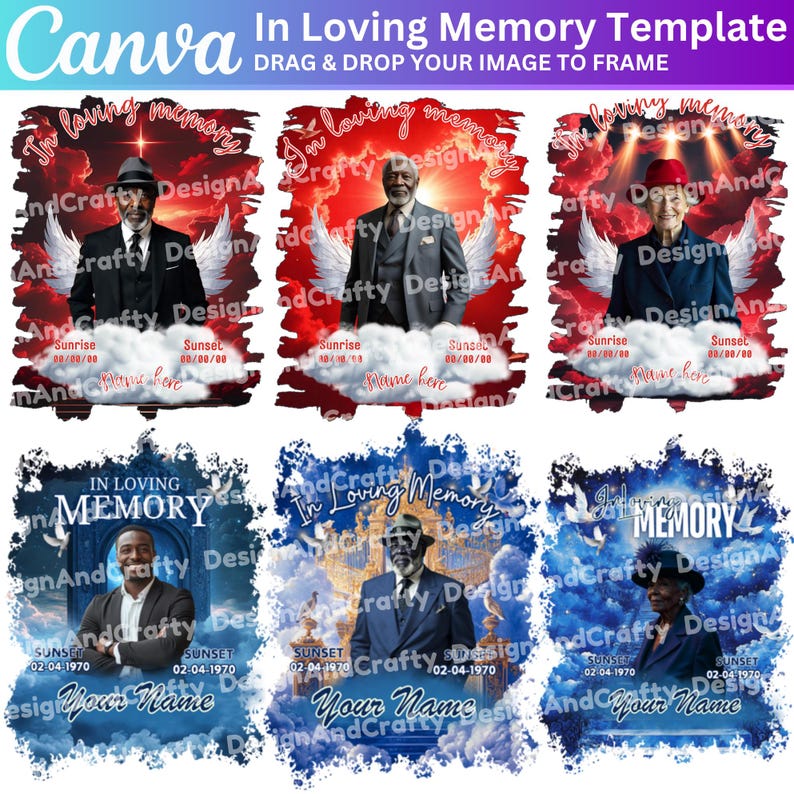 In Loving Memory Design Canva Editable T Shirt, Long Live Memorial ...