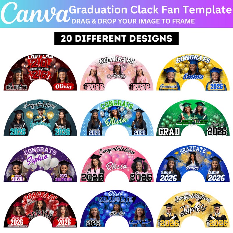 Birthday Custom Clack Fans - Etsy UK