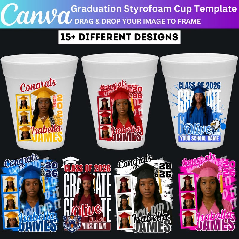 Graduation Cups - Etsy