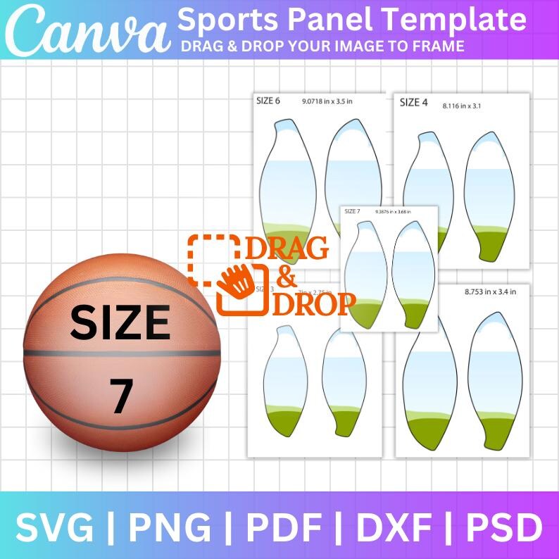 Sports Panel Canva Editable Template Bundle, Football Panel Template ...