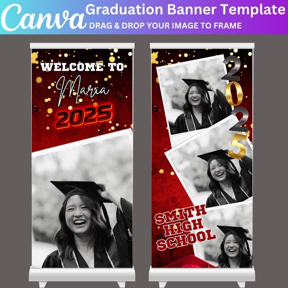 Graduation Banner Design Template