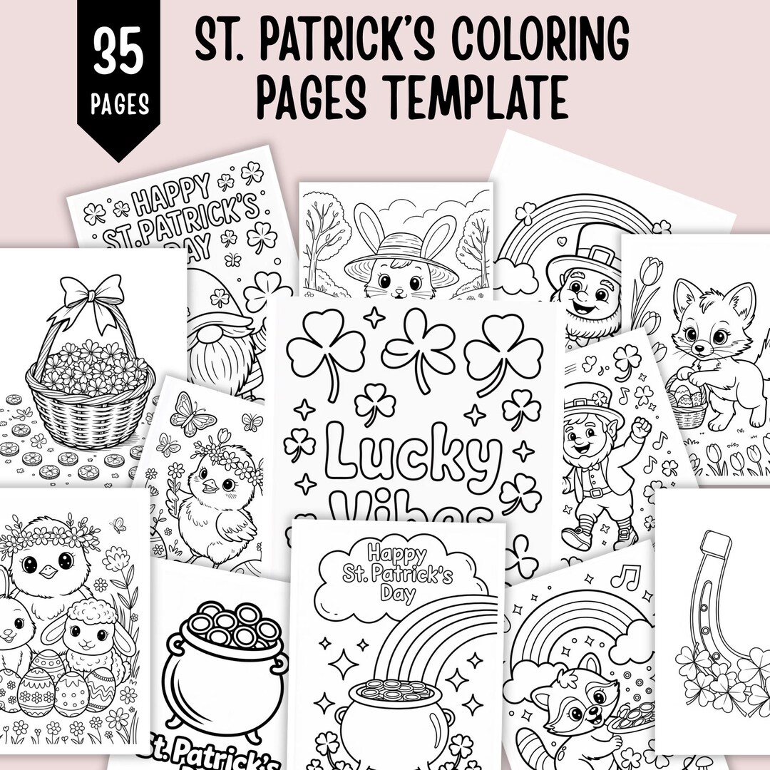 35 activité à imprimer pour la Saint-Patrick pour les enfants, pages à ...