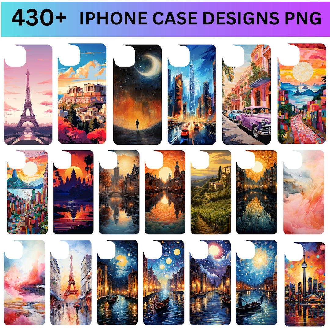 430+ Phone Case Template Designs PNG Bundle, Sublimation Template for ...