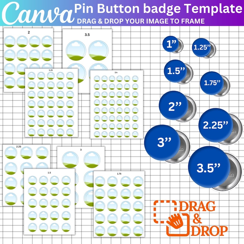 Custom Button Pin 3in - Etsy