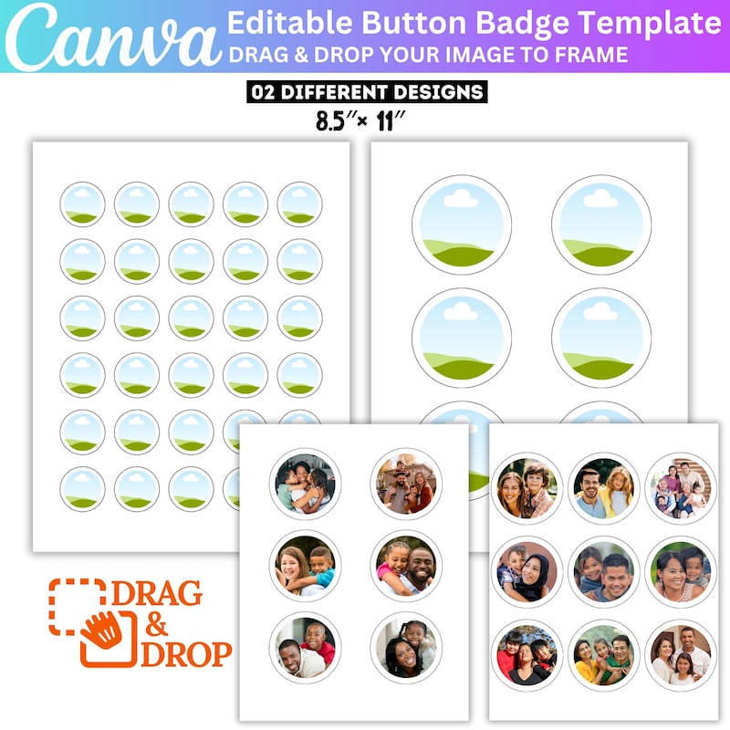 Wedding Circle Badge - Etsy