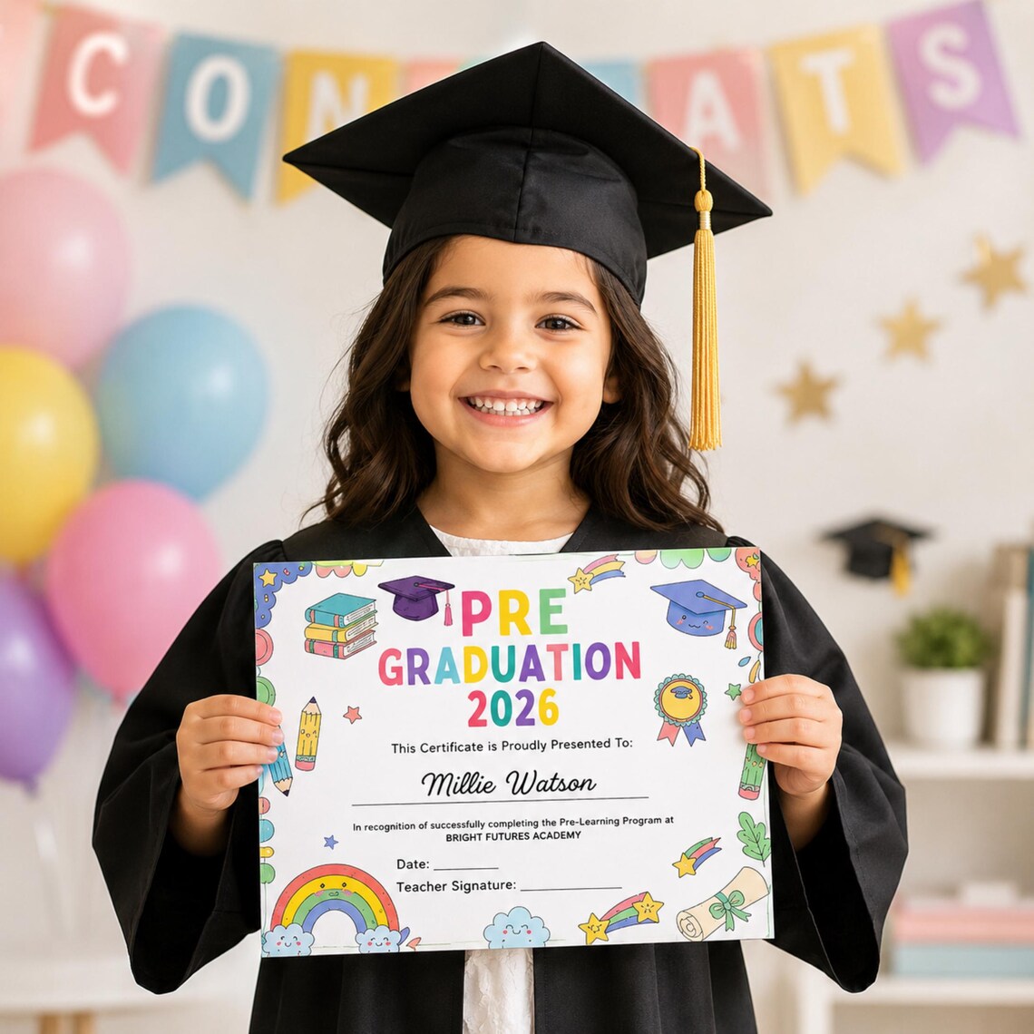 10 Preschool Graduation Certificate Template, Pre K Diploma ...
