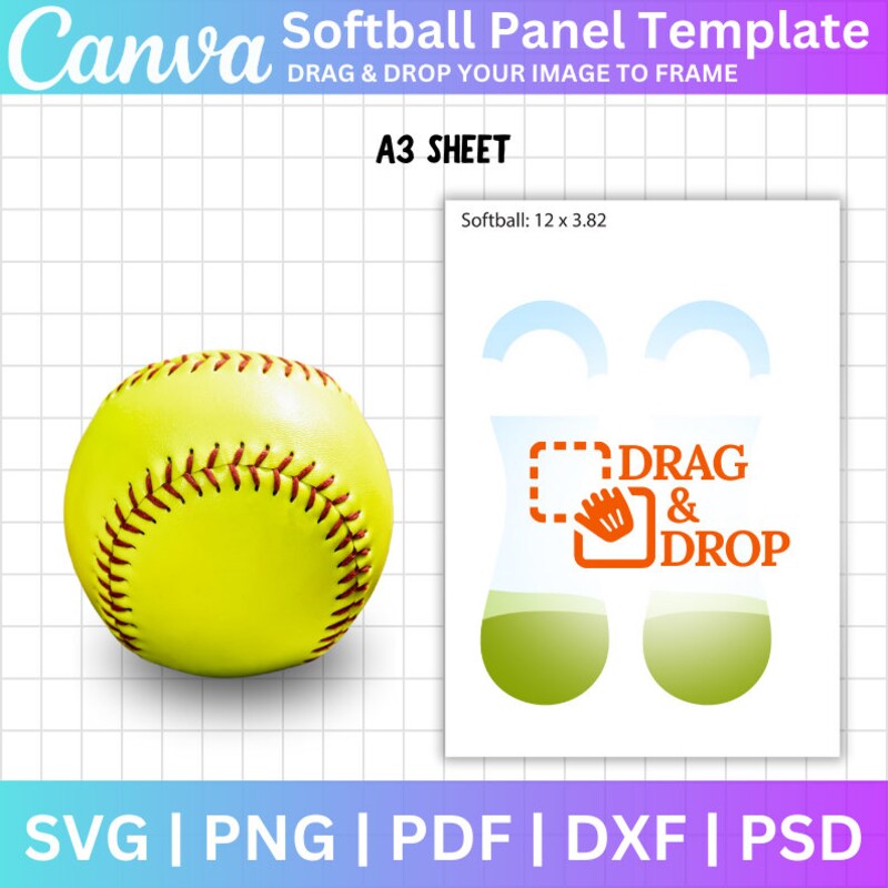 Softball Ball - Etsy