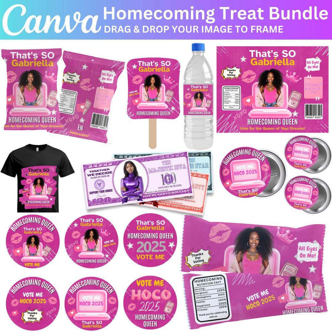 Homecoming Campaign Treat Bundle, Homecoming Sticker Homecoming Candy ...
