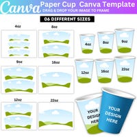 Coffee Cup Cozy Printable Cup Insert, Cozy Display Card, Cup Sleeve ...