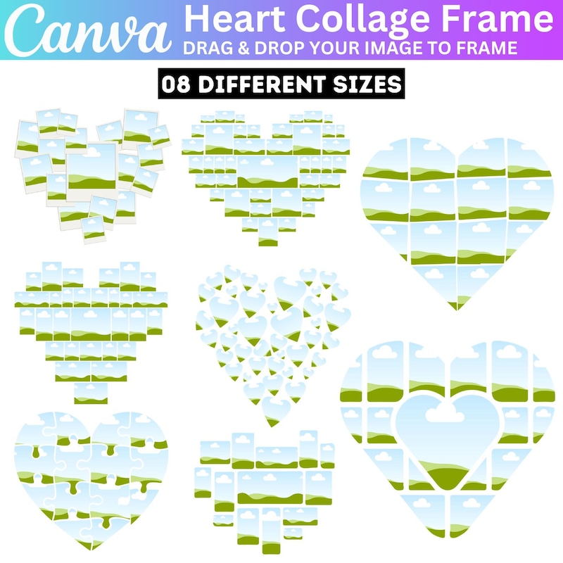 Collage Photo Gift Heart - 60+ Gift Ideas for 2025