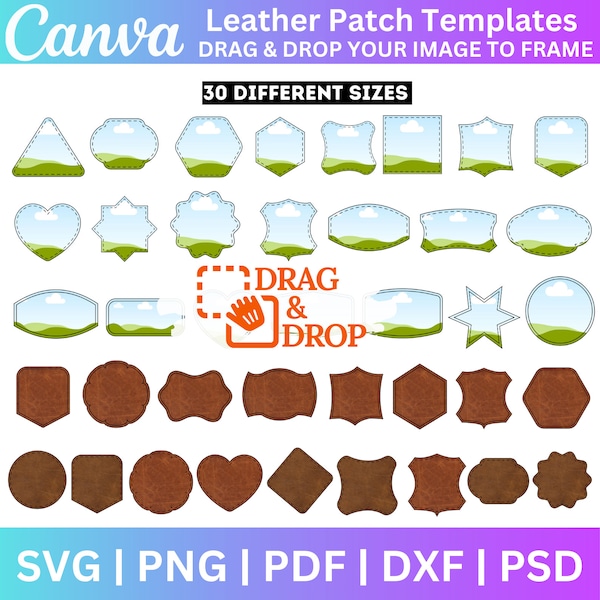 Hat Patch Template - Etsy