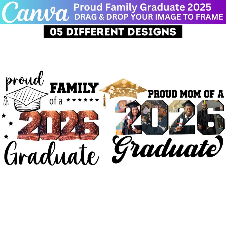 Proud Graduates Family 2026 Template, Graduate Fan, Proud Family Shirt ...