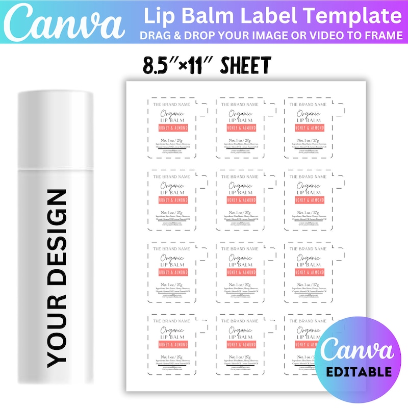 Paper Lip Tube Packaging - Etsy UK