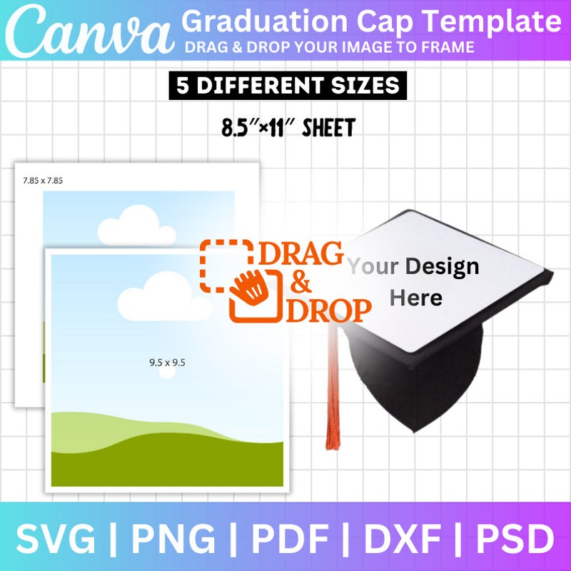 Graduation Cap Svg - Etsy