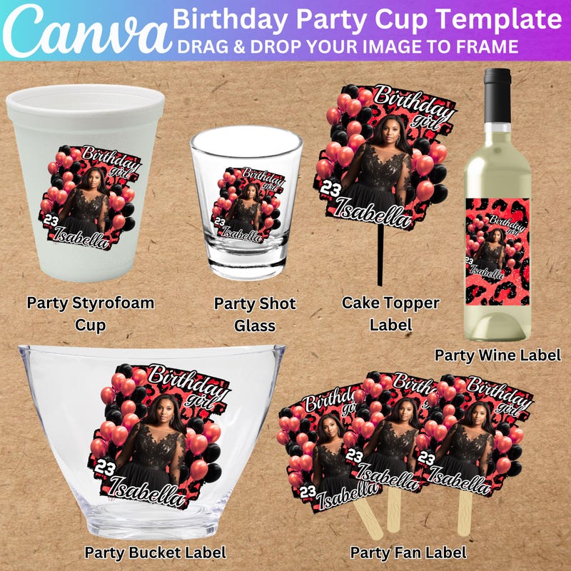 Black and Gold Cup Theme - Etsy