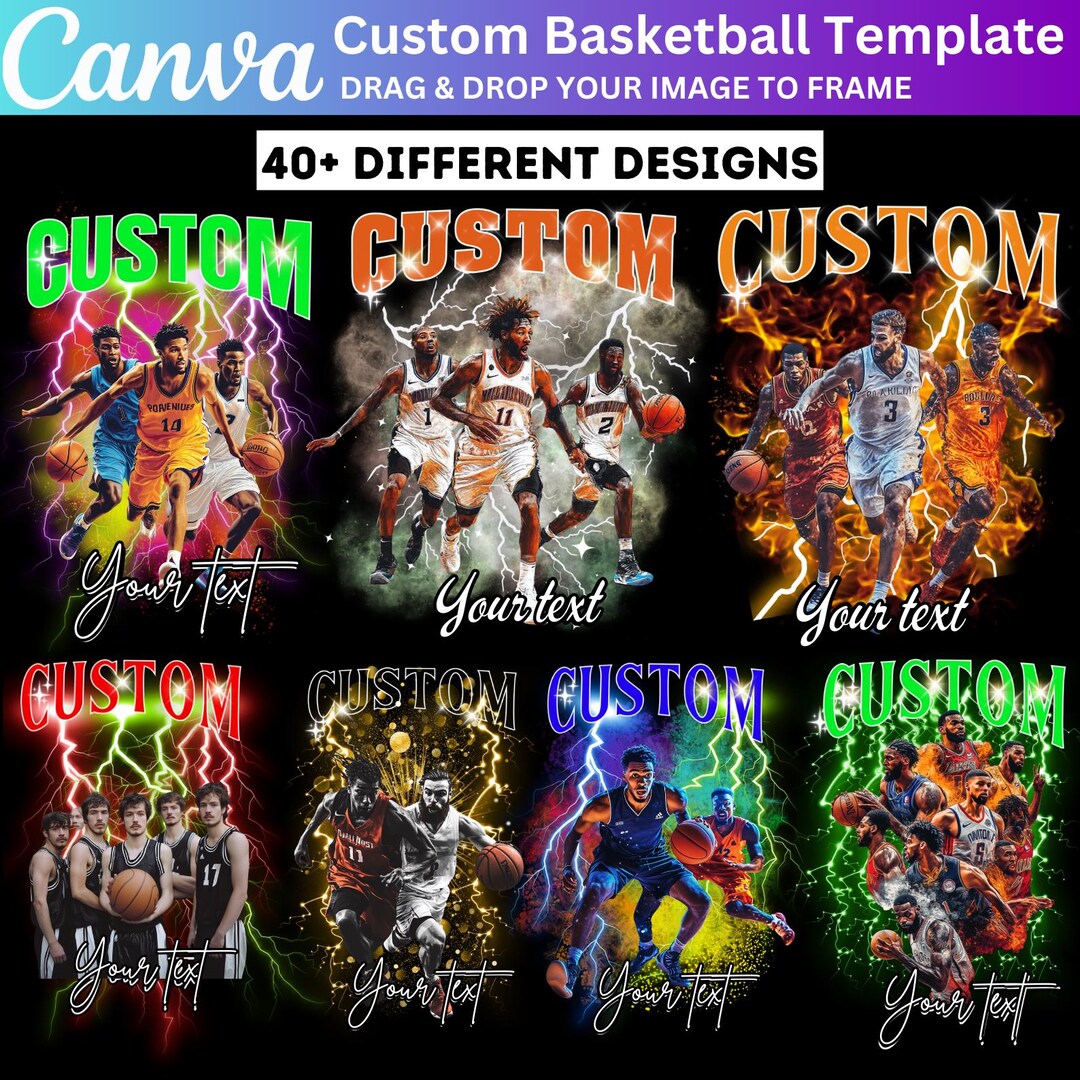 Basketball Bootleg Canva Template, Basketball Mascot Shirt, Basketball ...