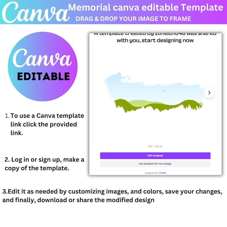 Memorial Canva Editable Mockup, Memorial T Shirt, Pendant, Pillow Canva ...