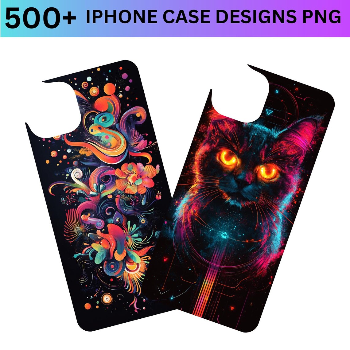 500+ Phone Case Template Designs PNG Bundle, Sublimation Template for ...