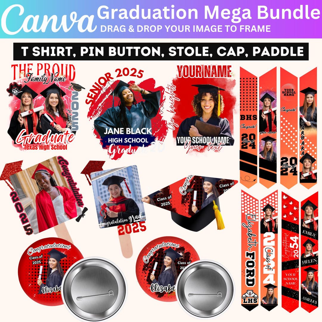 Grad School Shirt Template, 2025 Grad School Cap Designs, Graduation ...