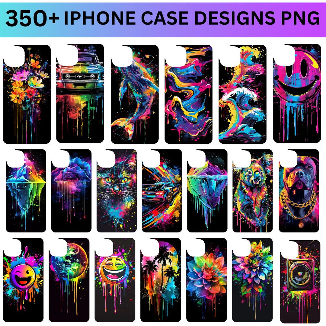 Phone Case Template 500+ Designs PNG Bundle, Sublimation Template for ...