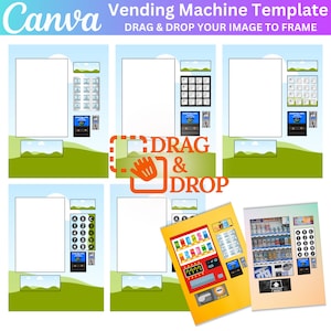 Vending Machine Canva Editable Template, Vending Business Canva ...