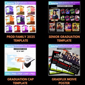 Graduation Shirt Template Mega Bundle, Graduation Editable Design ...
