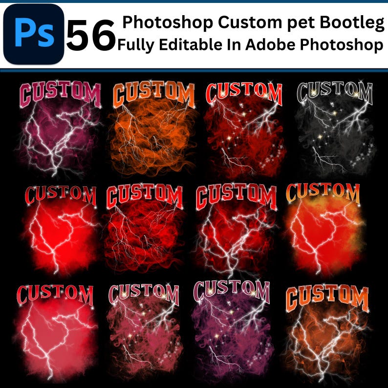 56 Custom Bootleg Rap Tee PSD Bundle, Photoshop Hip-hop T-shirt ...