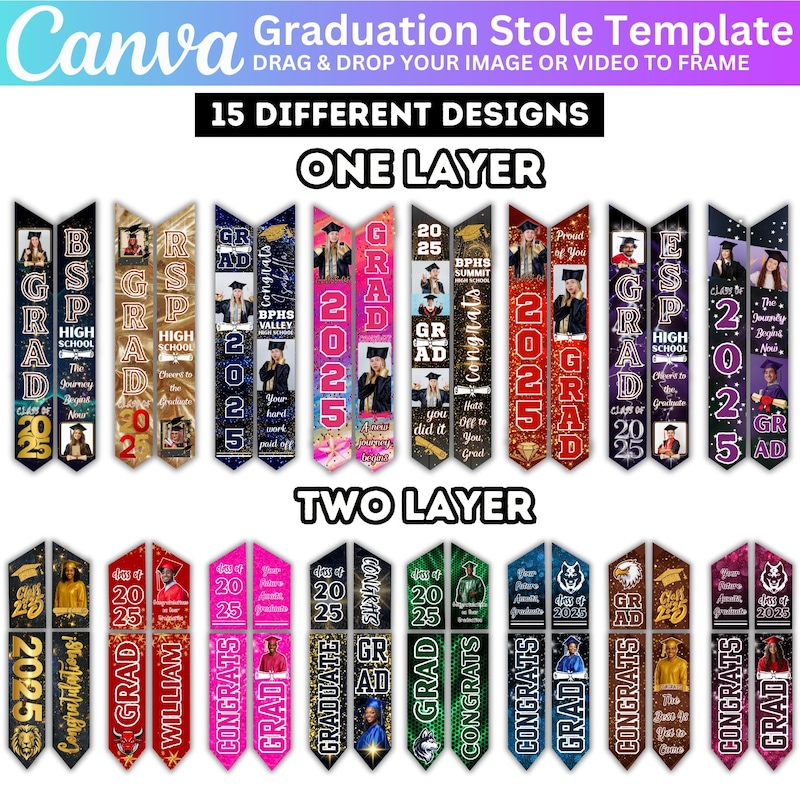 Sash Template - Etsy