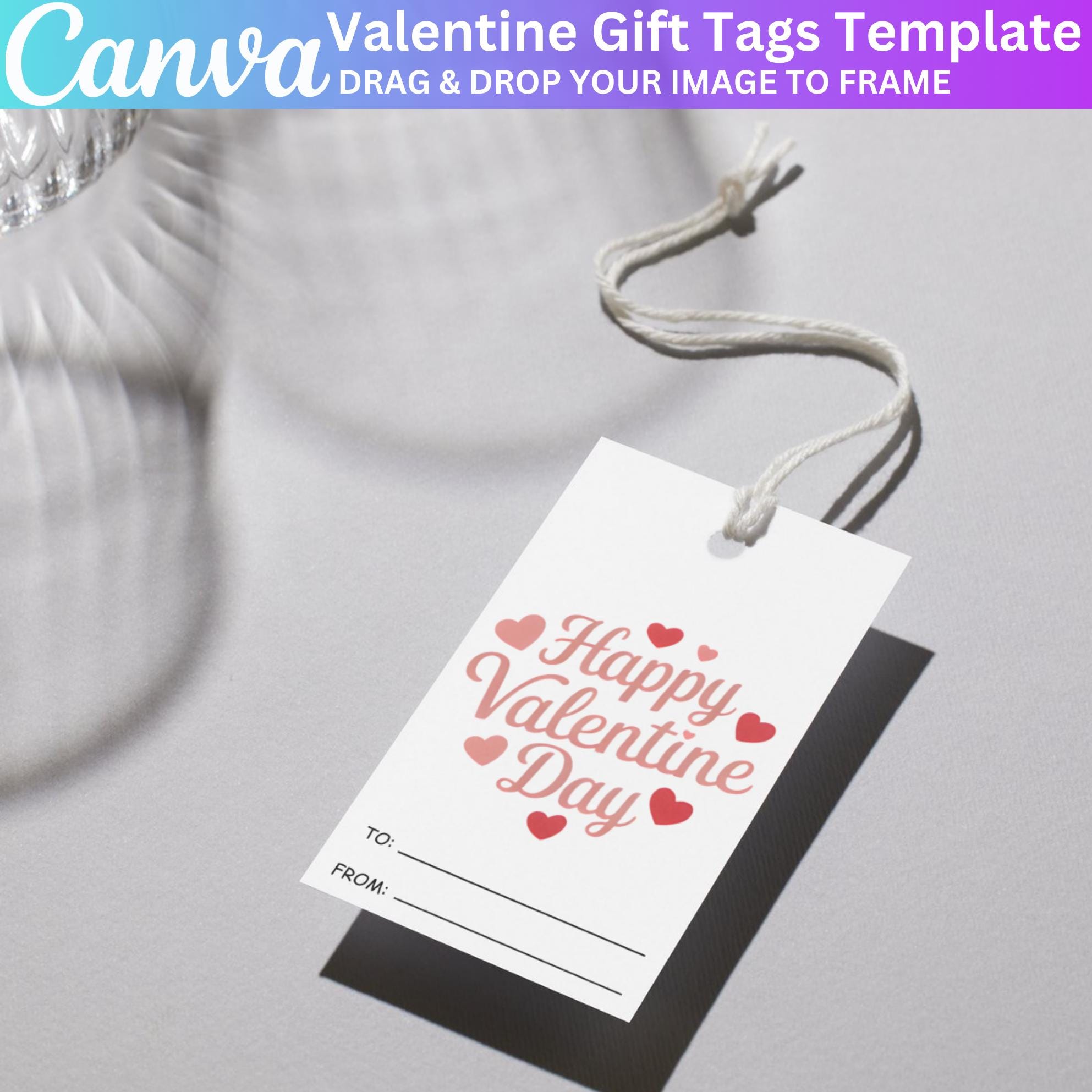 10editable Valentine’s Day Gift Tags, Valentine Tags for School ...