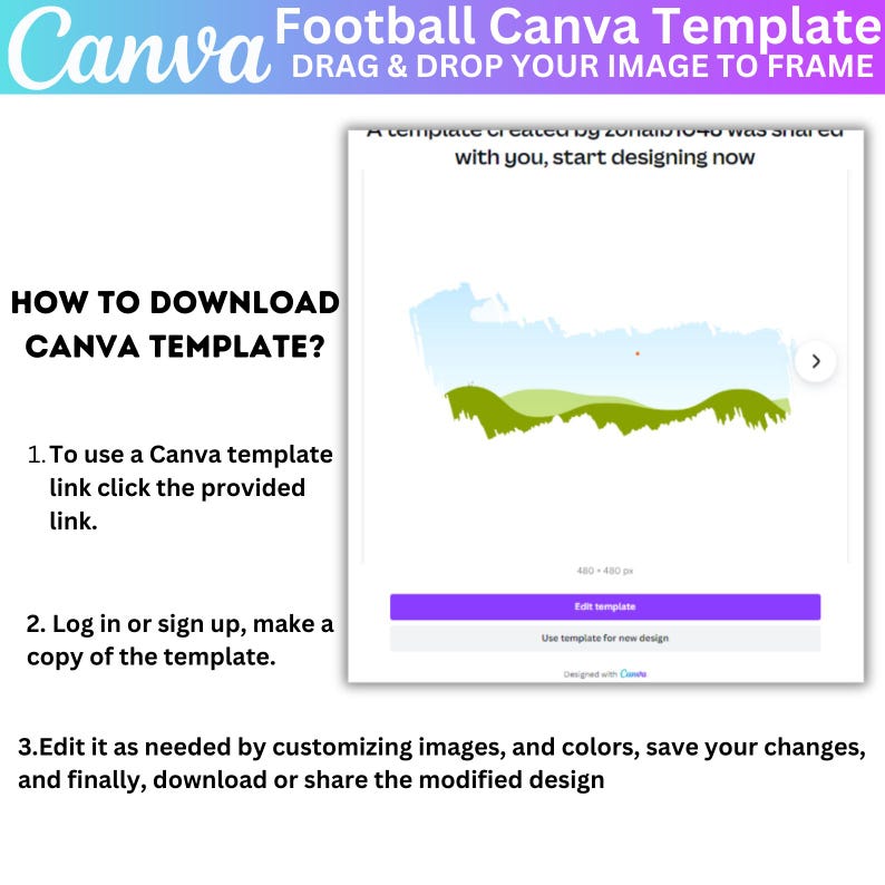 Football Editable Canva Template Mega Bundle, Mascot Shirt Canva ...