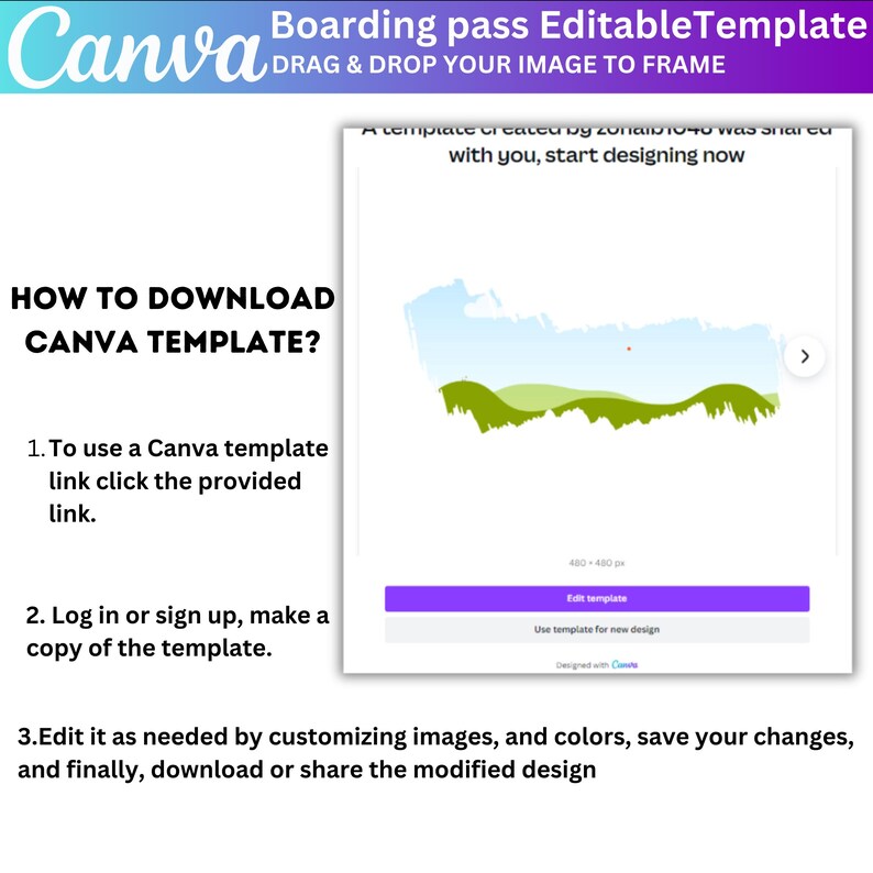 10 in Loving Memory Canva Editable Template, Memorial Rest in Peace ...