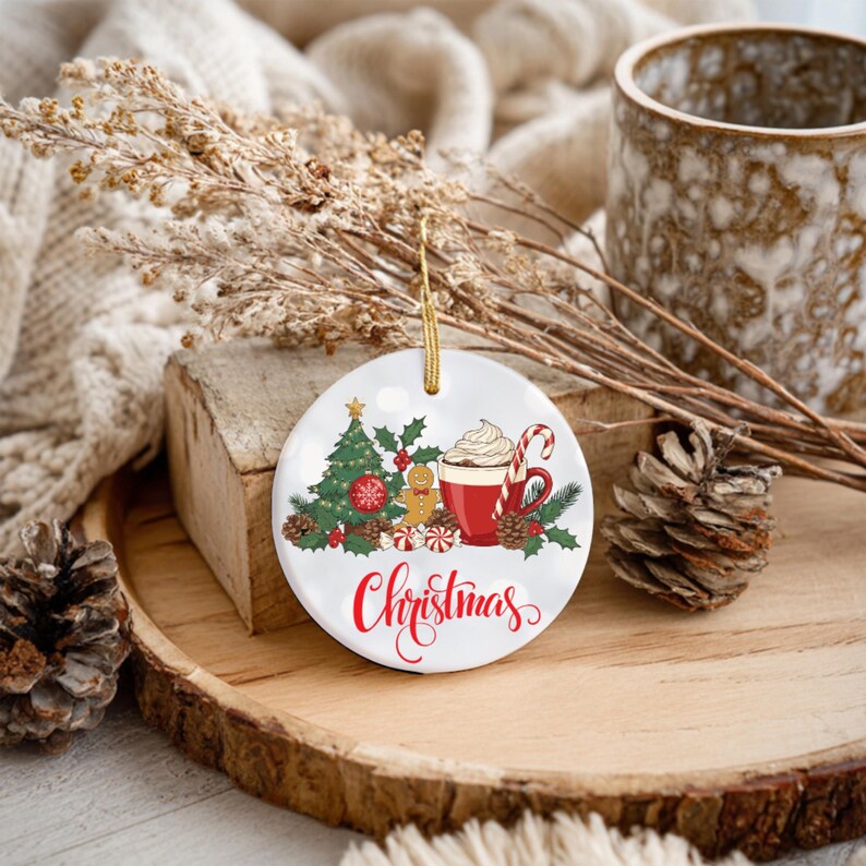 30+ Christmas Ornament Mockups Bundle, Editable Christmas Ornaments ...