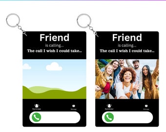 Memorial Keychain Template the Call I Wish I Could Make Editable in ...