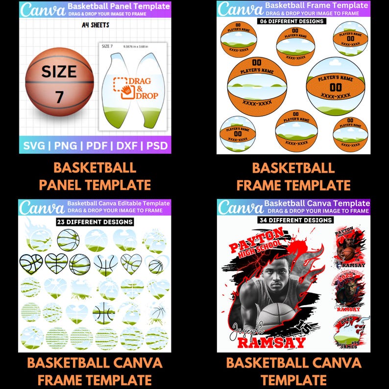 Basketball Bootleg Mega Bundle, Basketball Editable Design, Basketball ...